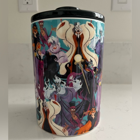 Disney | Holiday | Brand New Htf Disney Villains Cookie Jar Canister ...